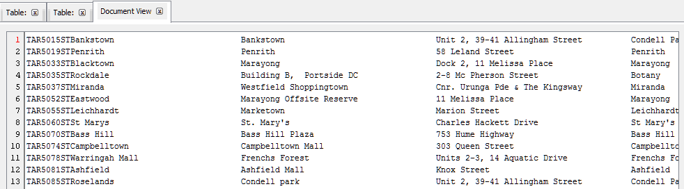 Once selected you can view / edit the file using a standard Text Editor.